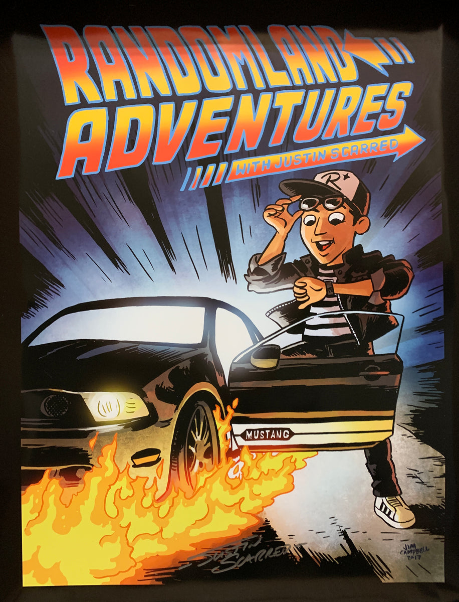 Signed Randomland Adventures Poster